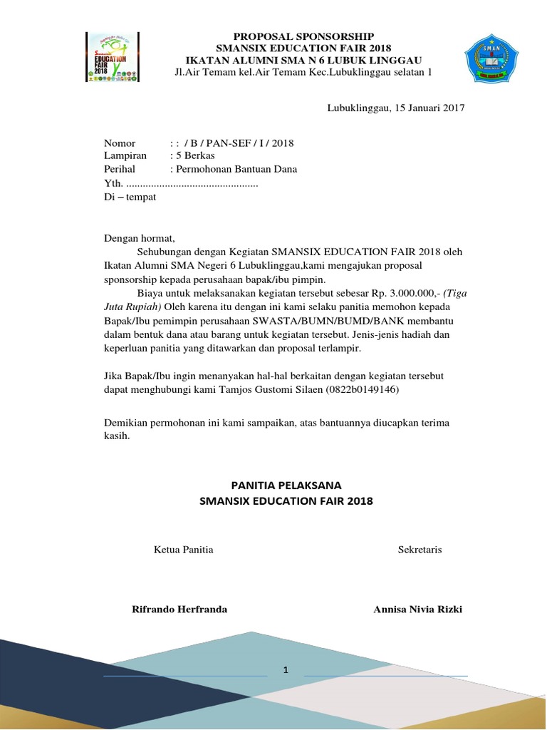 Proposal Edu Fair Fix | PDF