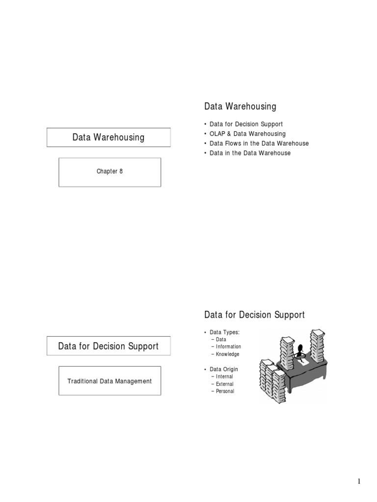 Lecture4 - DATA WAREHOUSING PDF | Download Free PDF | Data Warehouse ...