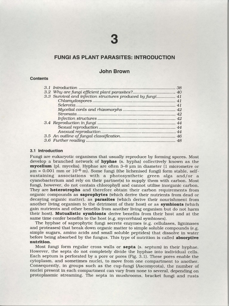 03 Fungi-Introduction (JFB) | PDF | Fungus | Sexual Reproduction