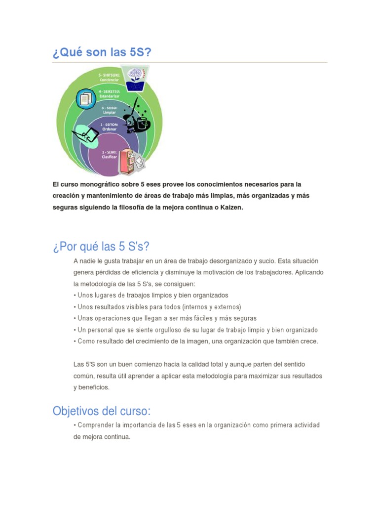 Reporte de 5s | Negocios | Science