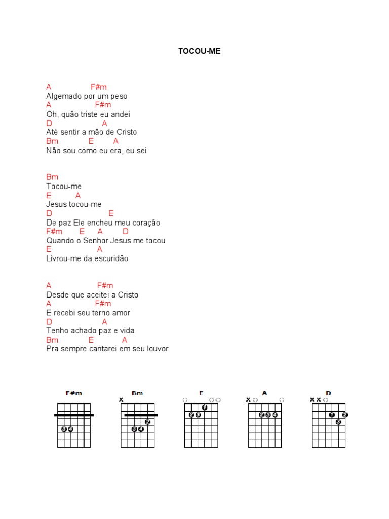 Tocou Me | PDF