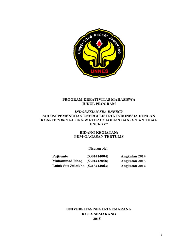 Contoh PKM GT | PDF