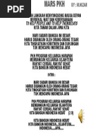 Lirik dan Teks Mars PKK Terbaru 2024 | PDF