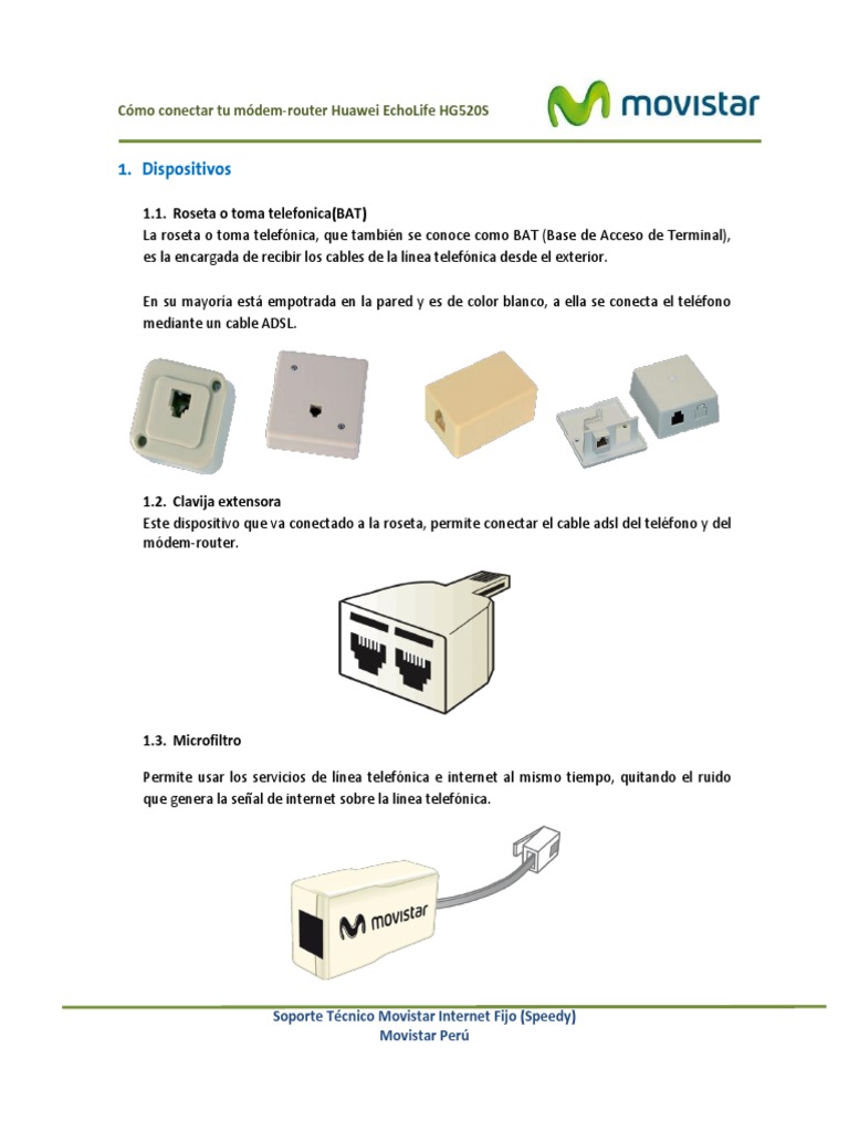 Cableado Movistar | PDF | Soporte técnico | Internet