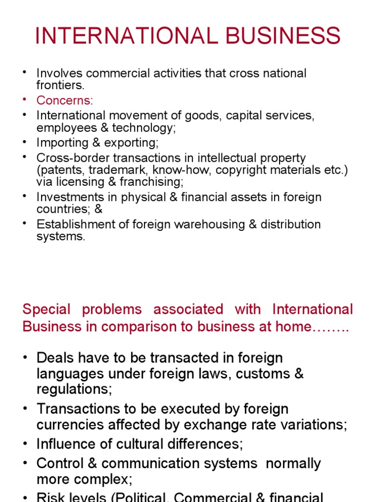 International Business