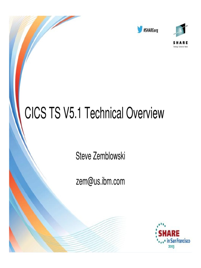 CICS TS 51 SHARE Technical Overview | PDF | Transport Layer Security | Cloud Computing