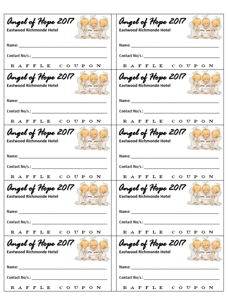 Angels of Hope Raffle 2017 | PDF