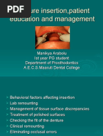 Post-Dam in Complete Dentures | PDF | Dentures | Nature