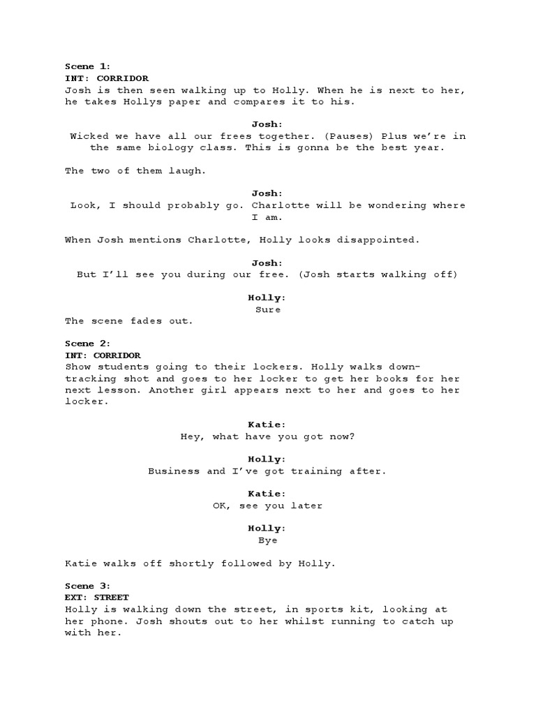 Script Final | PDF | Leisure