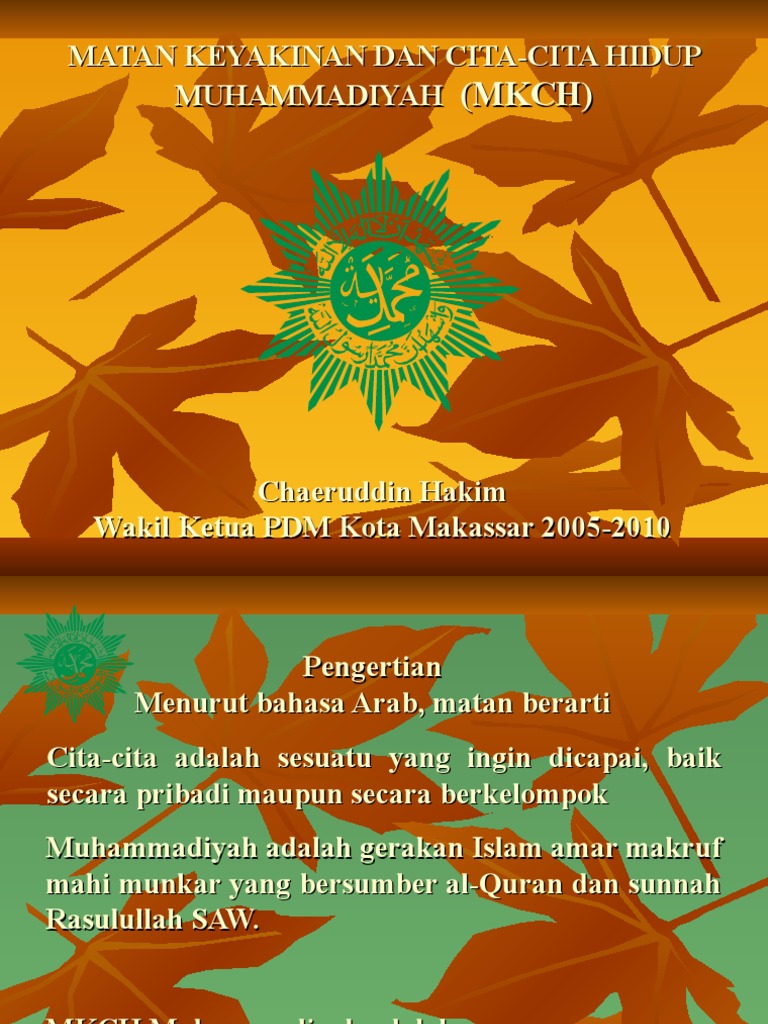 MKCH Muhammadiyah | PDF