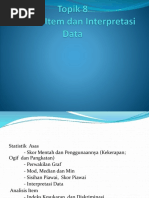 Min, Sisihan Piawai, Skor T, Skor Z | PDF