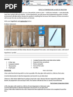 Goldfish Homeostasis Lab | PDF | Temperature | Data