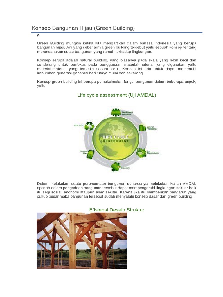 Konsep dan Prinsip Dasar Green Building | PDF
