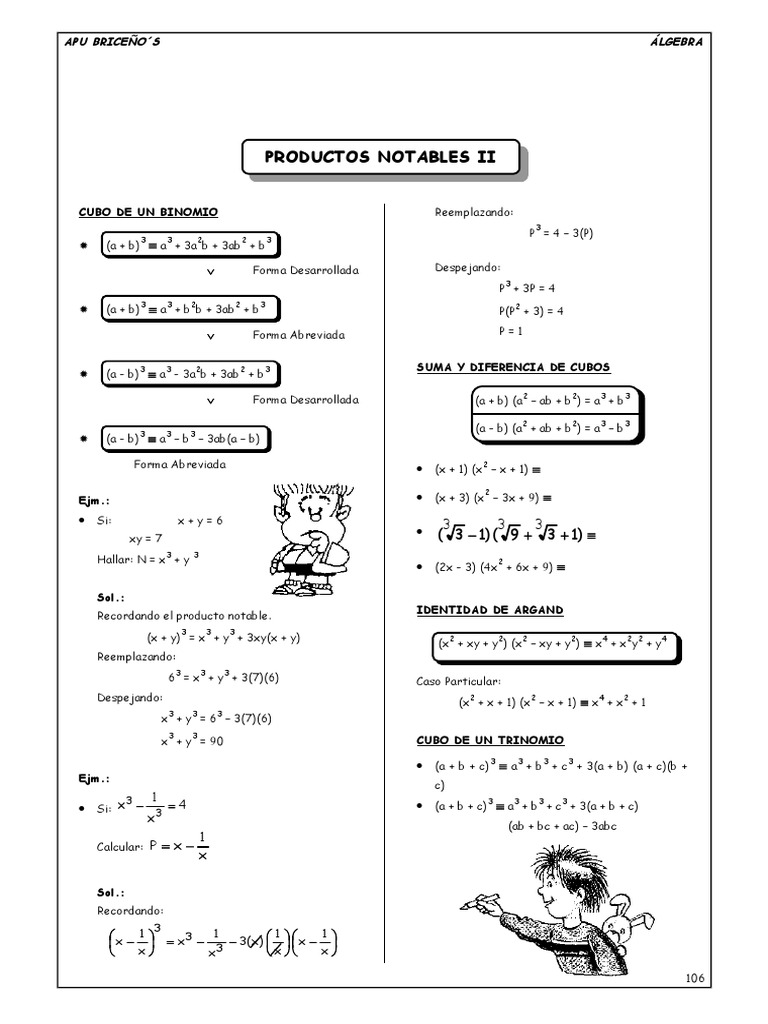 Guia 6 Productos Notables II | PDF