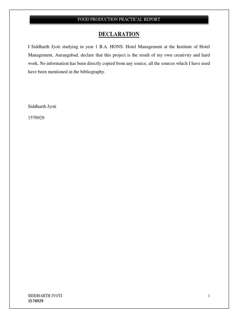 Practical Report | PDF | Roasting | Cooking