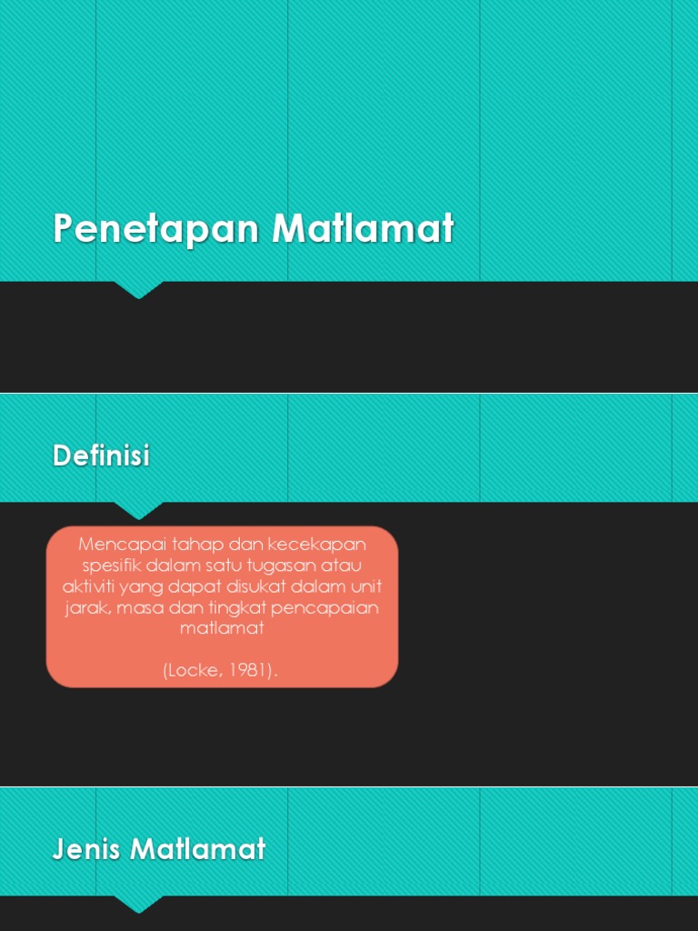 Penetapan Matlamat | PDF