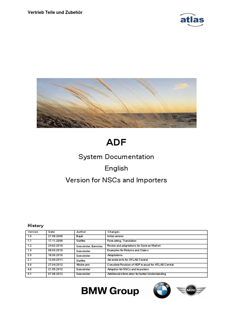 ADF System Documentation for Parts Sales | PDF | Invoice | Delivery ...