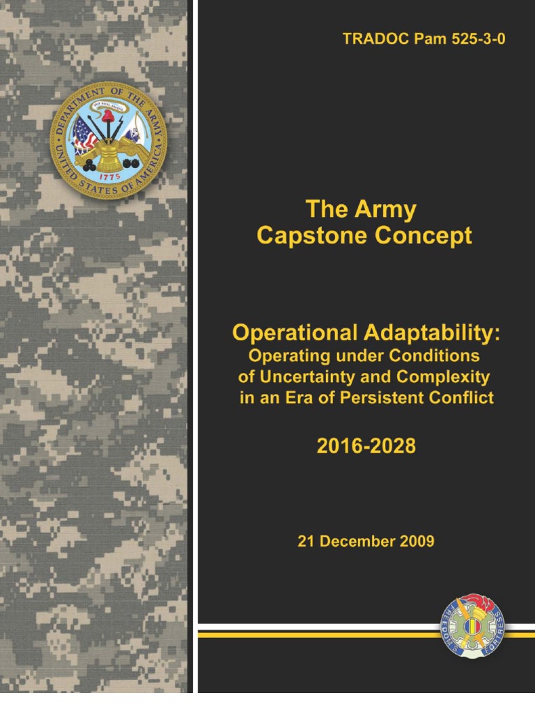 Capstone Concept | PDF | United States Army | Israel Defense Forces