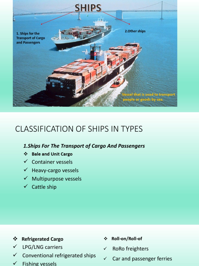 Ships and Classification of Merchant Ships | PDF | Oil Tanker | Ships