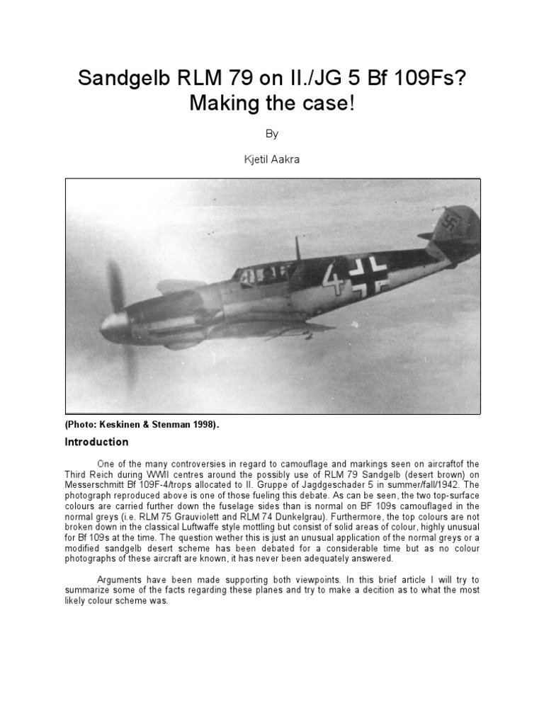 Aakra-Rlm 79 | PDF | Luftwaffe | Aircraft