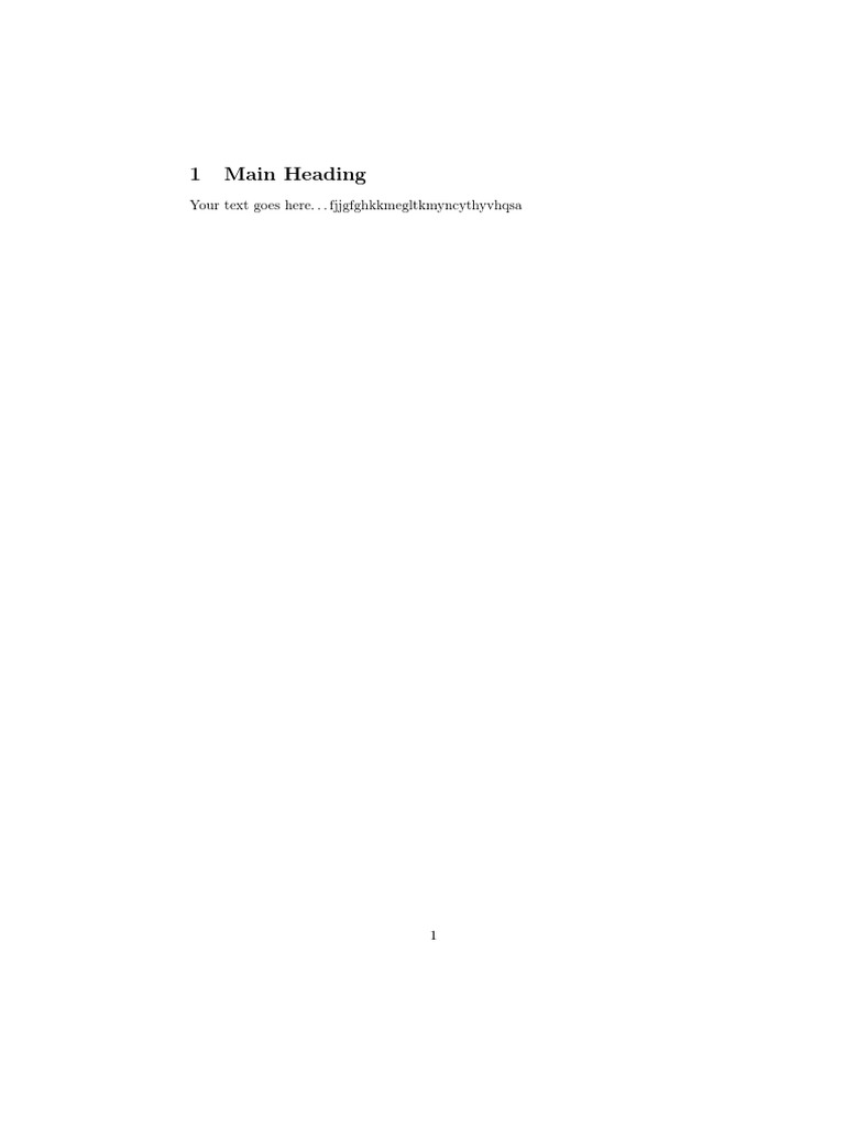 1 Main Heading: Your Text Goes Here. - . Fjjgfghkkmegltkmyncythyvhqsa | PDF