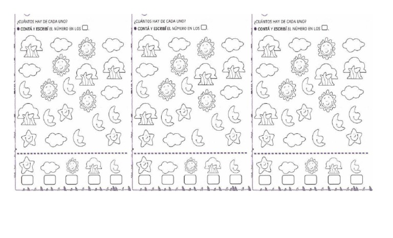 Cuento y Escribo El Numero | PDF