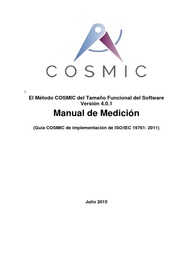 SPANISH COSMIC Measurement Manual v4 0 1rev | PDF | Método científico ...
