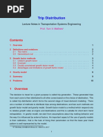 Four-Step Transportation Demand Model | PDF | Regression Analysis ...