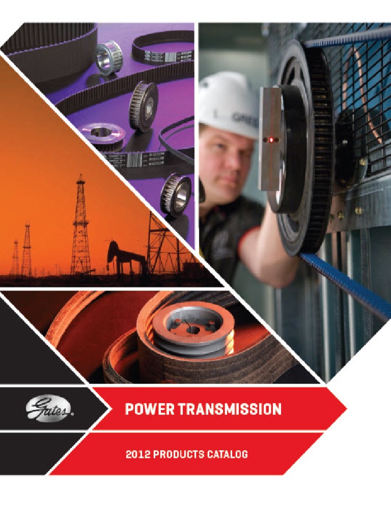 Gates Industrial Power Transmission 2012 Catalog PDF | PDF | Belt ...