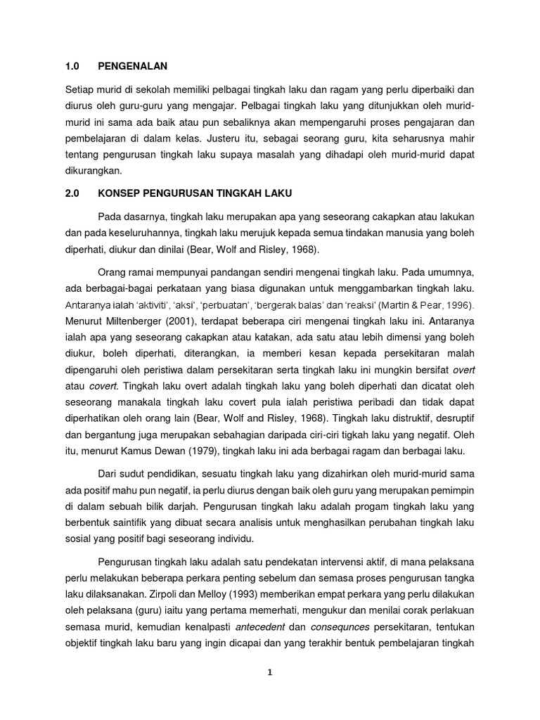 Contoh Penulisan Akademik | PDF