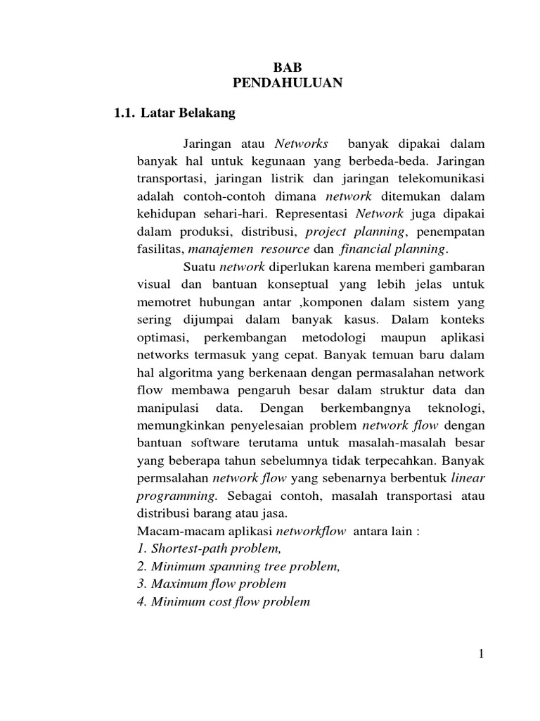 Algoritma Dijkstra dan Maximum Flow | PDF