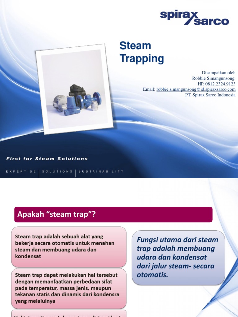 Steam Traps Pdf Katup Uap