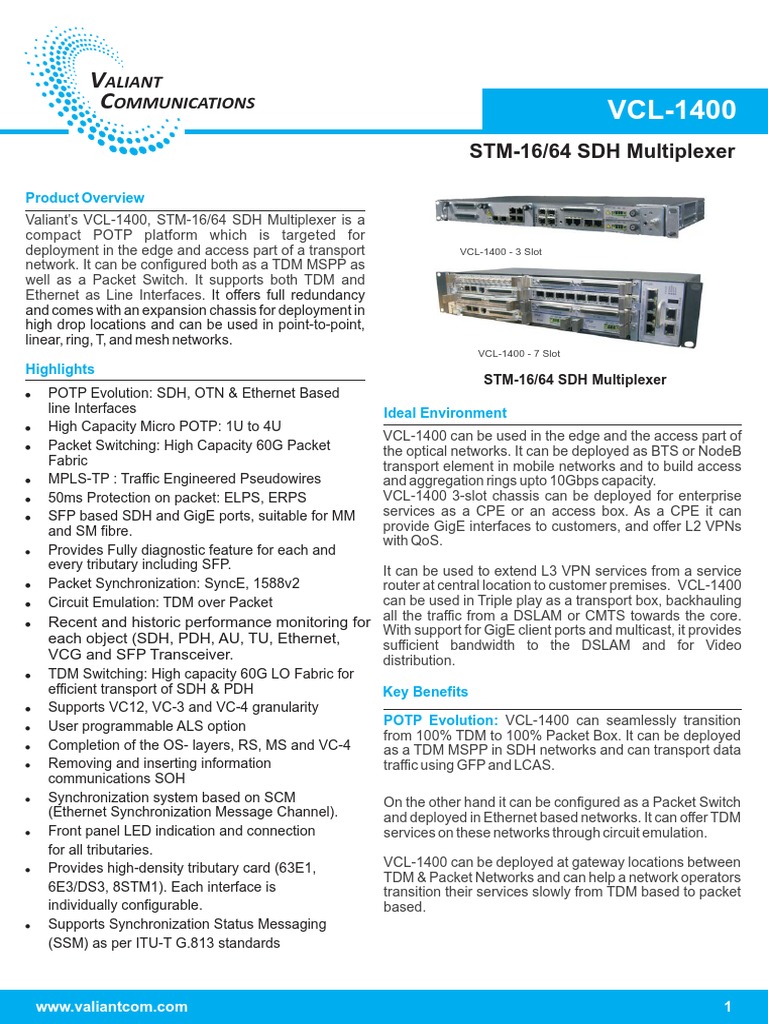 VCL 1400 PDF | PDF | Computer Network | Ethernet