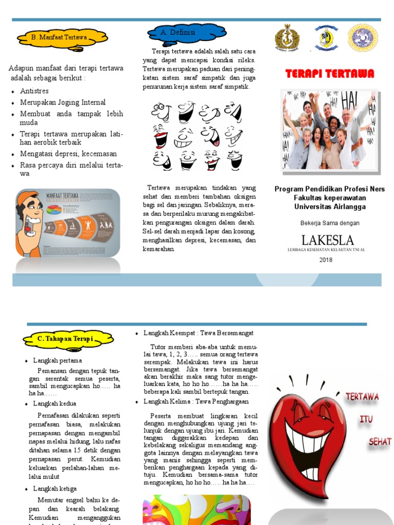 Leaflet Terapi Tertawa | PDF