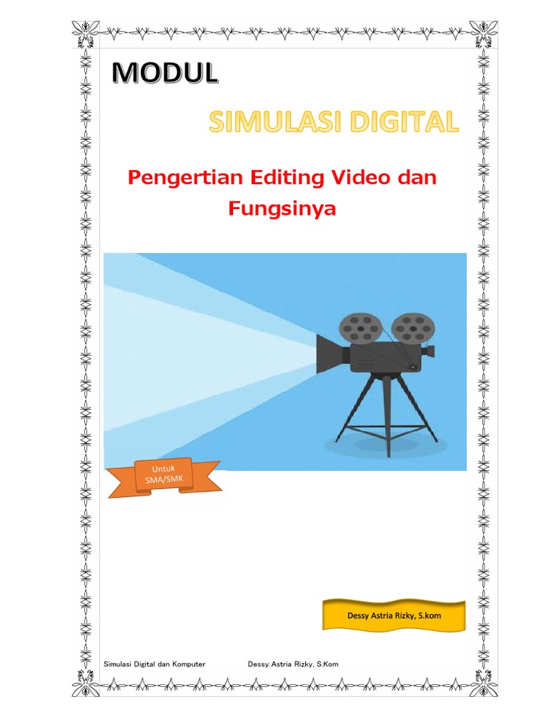 Pengertian Editing Dan Fungsinya Simulasi Digital Dan Komputer Pdf