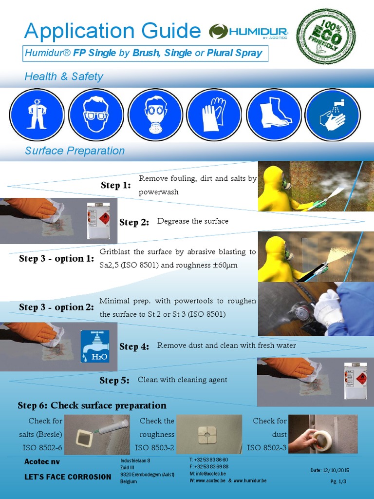 Humidur FP Procedure | PDF | Chemistry | Materials