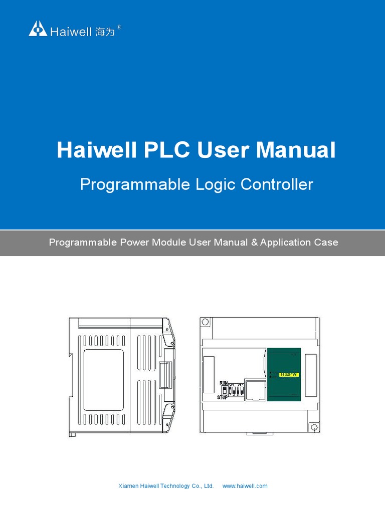 User's Manual of Haiwell PLC Programmable Power Module | PDF | Programmable Logic Controller ...