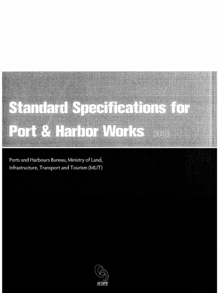 Standard Specifications For Port&Harbor Works 2013 | PDF