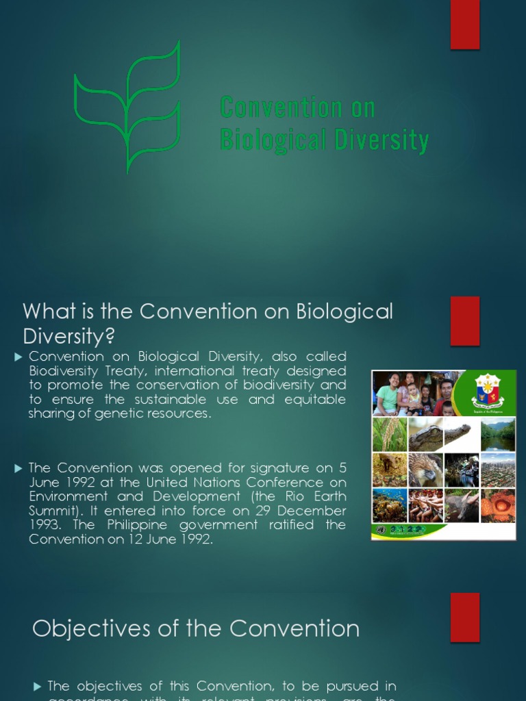 Convention on Biological Diversity | Biodiversity | Conservation Biology