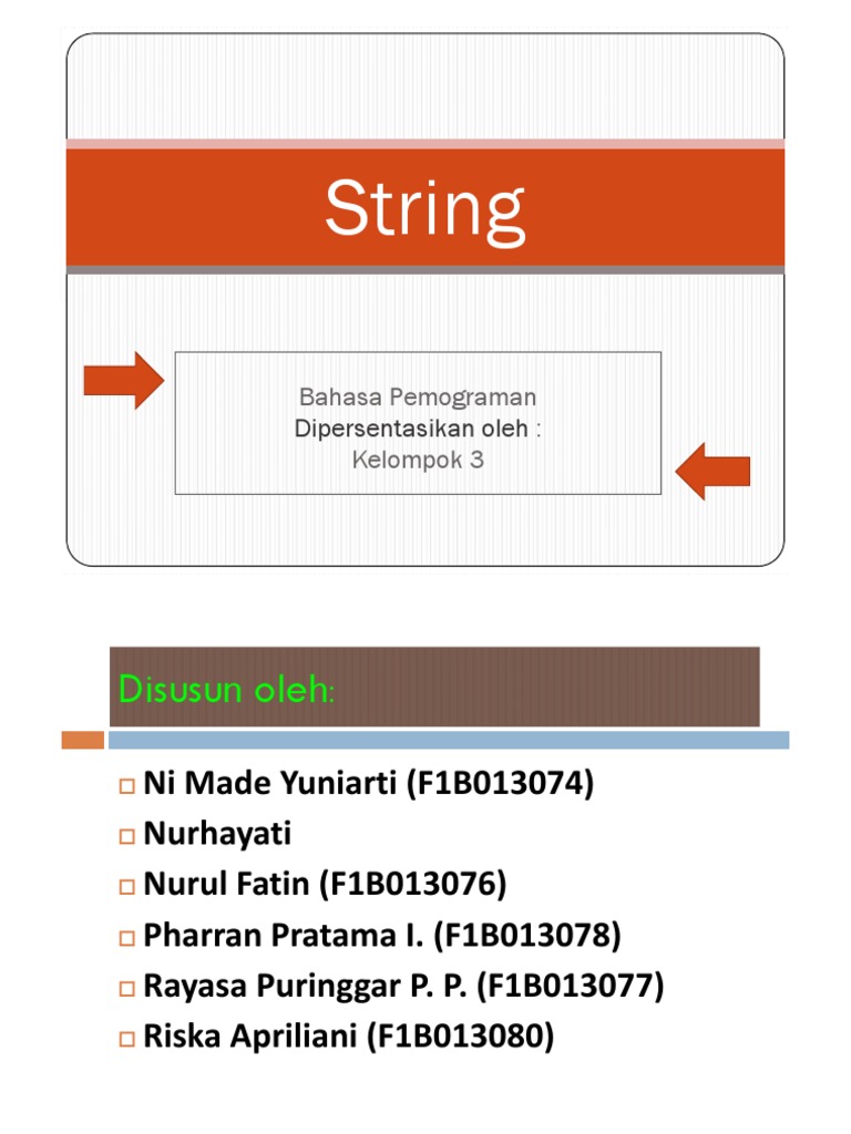 Operasi String | PDF