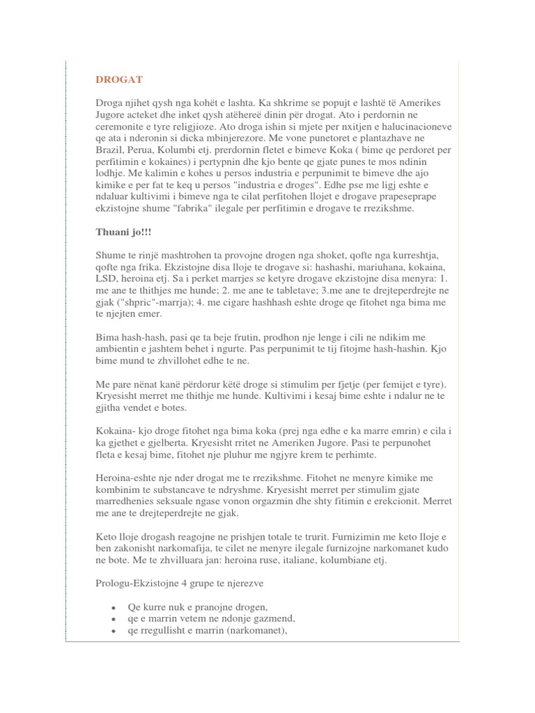 DROGAT | PDF