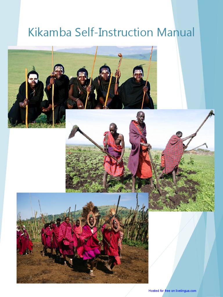 Kikamba Manual | PDF | Adjective | Grammatical Number