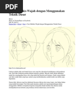 Tutorial Sketsa Wajah untuk Pemula | PDF | Seni | Pengembangan Diri
