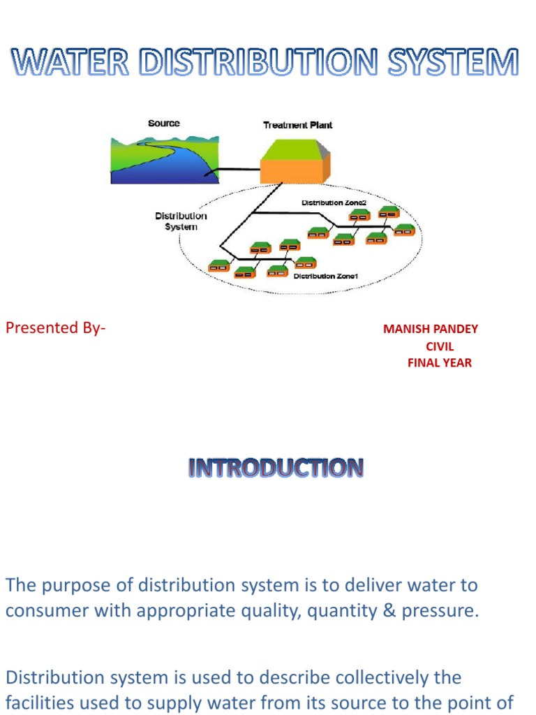 Water Distribution System | PDF | Reservoir | Pipe (Fluid Conveyance)