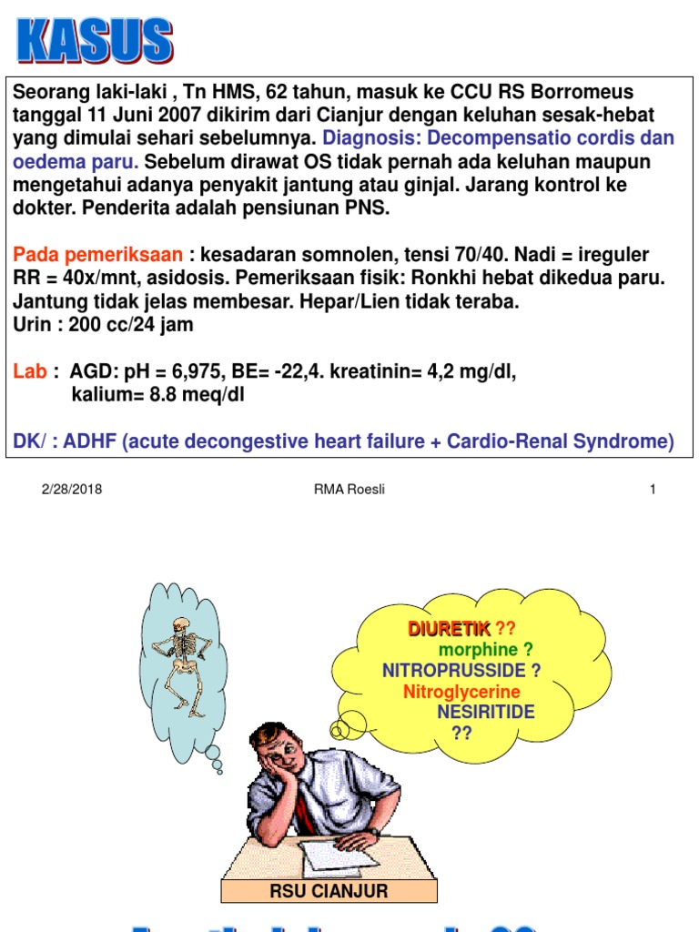 Prof Rully MA Roesli - Acuter Renal Failure in Acute Heart Failure | PDF