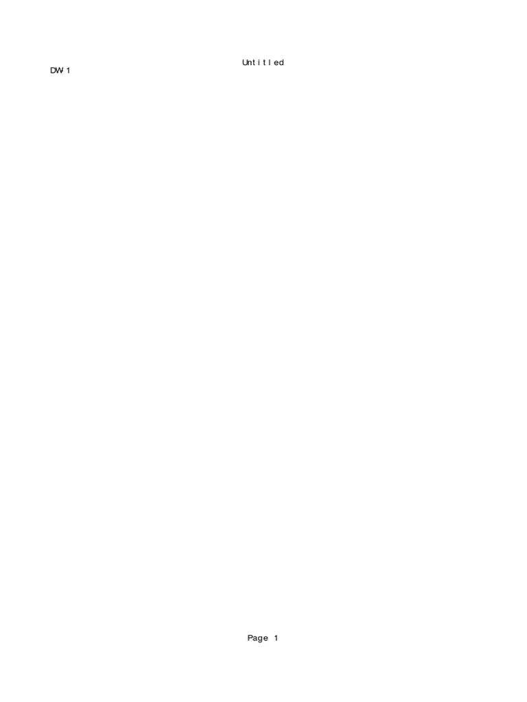 DW 1 | PDF