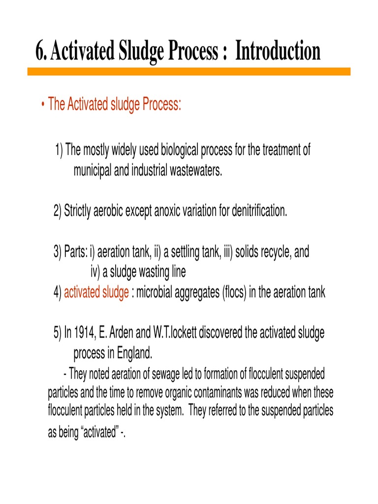 Activated Sludge Process Guide | PDF | Sewage Treatment | Environmental ...