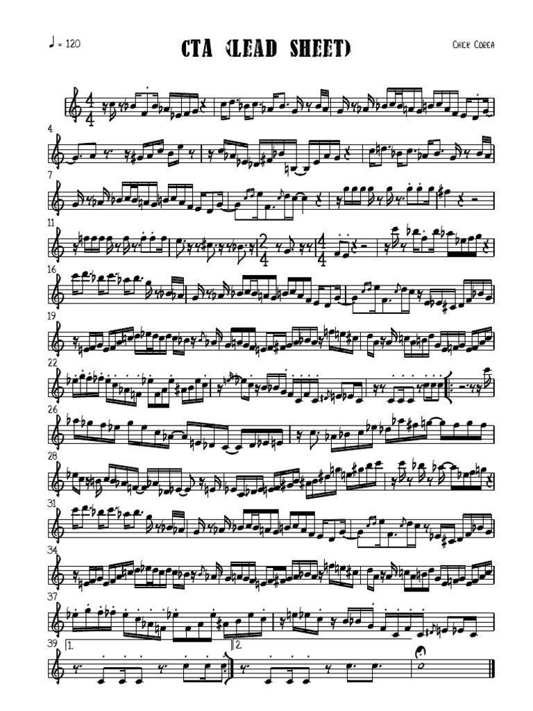 CTA Lead Sheet PDF | PDF