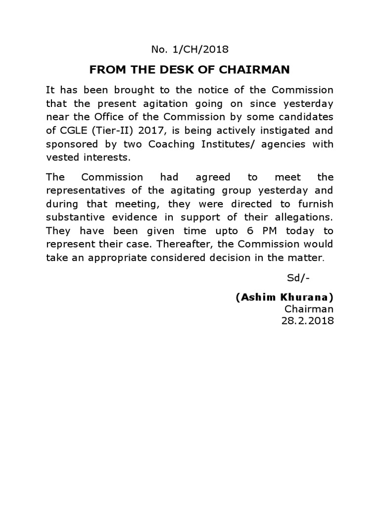 From The Desk of Chairman: (Ashim Khurana) | PDF