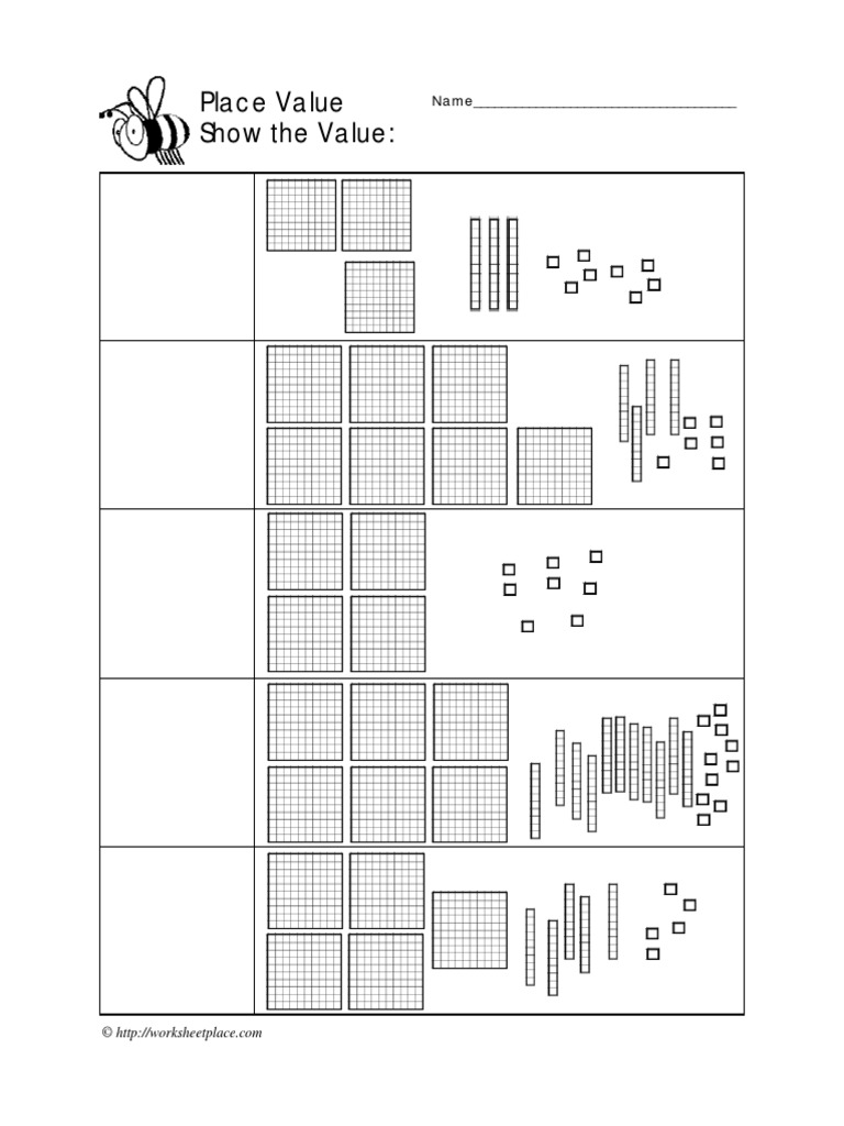 Place Value Show The Value:: Name | PDF